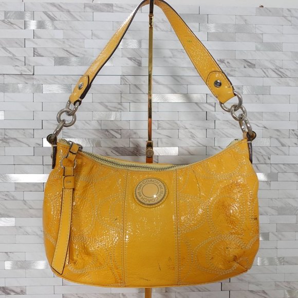 Coach | Bags | Coach Bag Womens Leather Shoulder Hobo Medium Purse ...